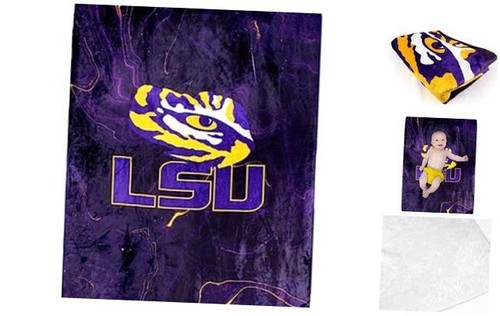 Everything Comfy LSU Tigers Color Swept Soft Throw Blanket 30" x 40 ...