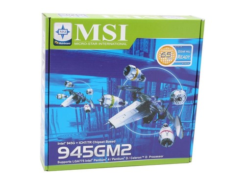 MSI 945GM2-F MS-7210 Socket 775 DDR2 667 Intel 945G mATX Motherboard | eBay