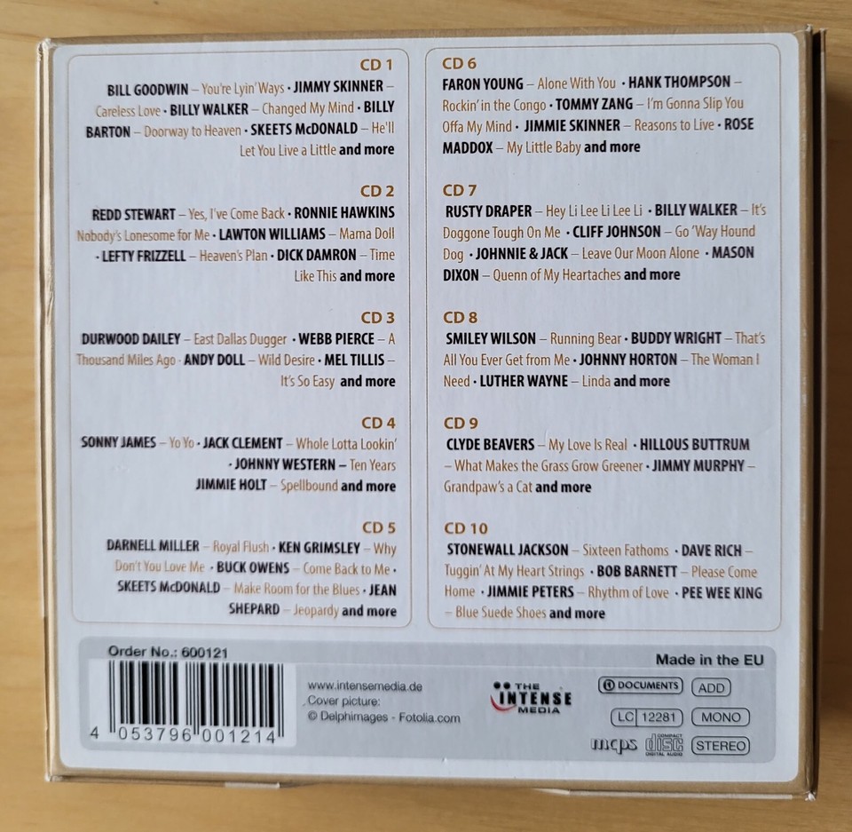 Country and Western Nuggets 10 CDs various artists compilation | eBay