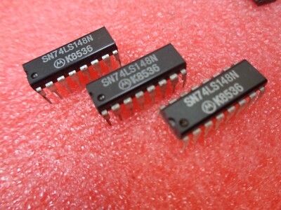 2 x SN74LS148N ORIGINAL MOTOROLA PRIORITY ENCODER DIP16 UKINSTOCK | eBay UK