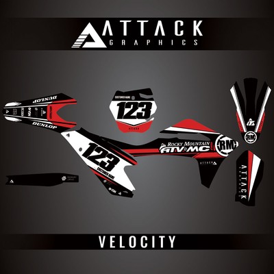 Attack Graphics Custom Velocity Complete Bike Graphics Kit For GASGAS ...