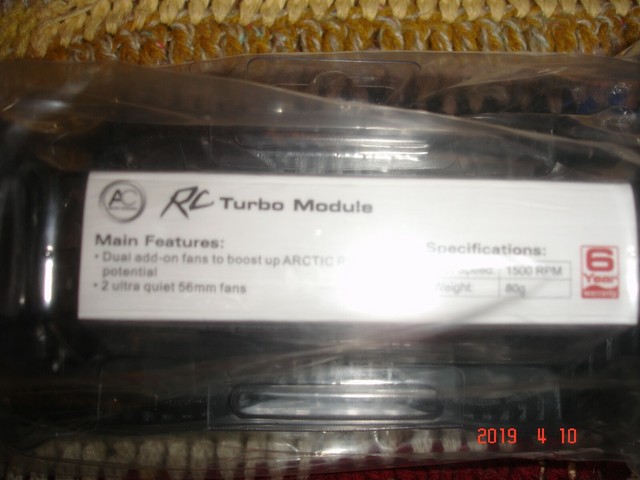 Arctic RC Pro RAM Cooler Turbo Module Quiet 2x56mm Fans Molex Power for ...