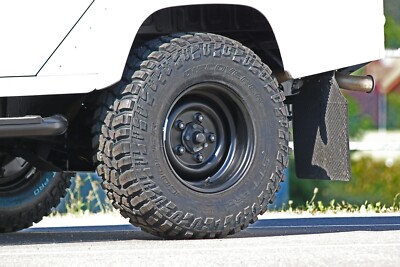 Land Rover Steel road Wheel 8"x16" wide rim in Land Rover Style (Rim ...