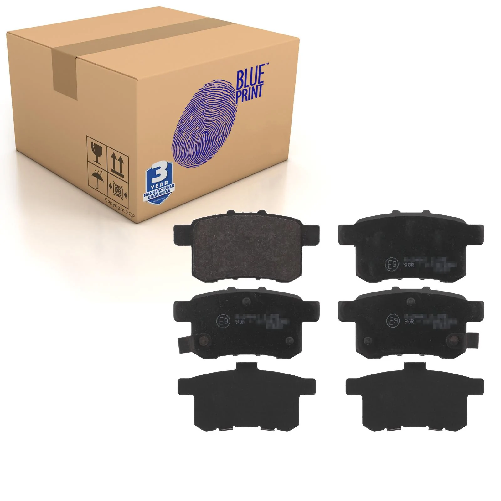 Rear Brake Pads Accord Set Kit Fits Honda 43022-TA0-A00 Blue Print ...