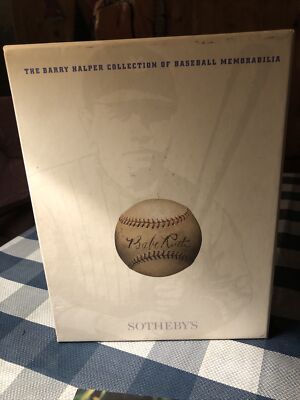 THE BARRY HALPER COLLECTION OF BASEBALL MEMORABILIA - Sotheby’s Auction ...