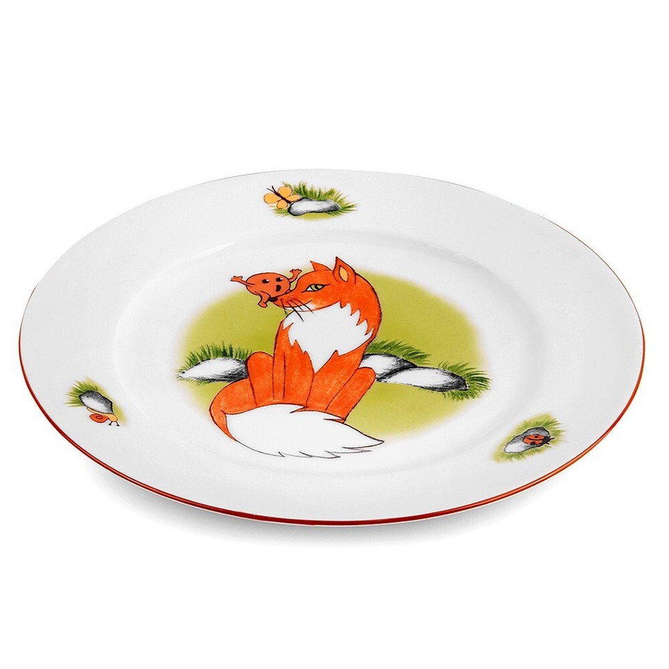 3pc Kolobok Russian Fairytale Children Dinnerware Set Kids Porcelain ...