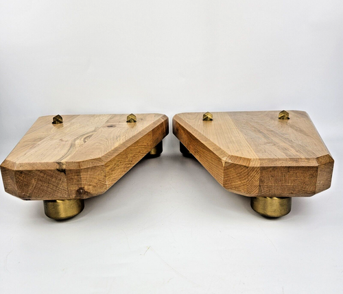 Mapleshade Time-Correcting Clr Maple Bedrock Speaker Stands 2" Radius ...