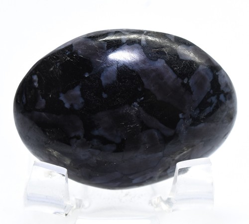 48mm Indigo Gabbro Paume Pierre Galet Poli Cristal Naturel Minérale ...