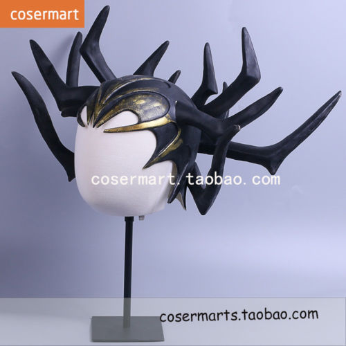 2017 Thor 3 Hela Helmet Latex Adult Cosplay Mask Props Evil Horn Hat ...