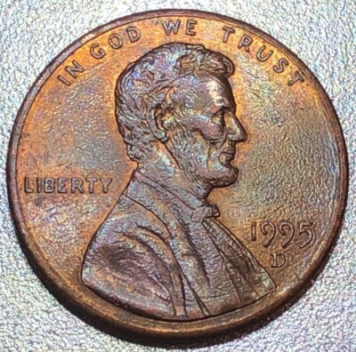 1995 d Lincoln Memorial penny 1 cent coin, Error Double Ear | eBay