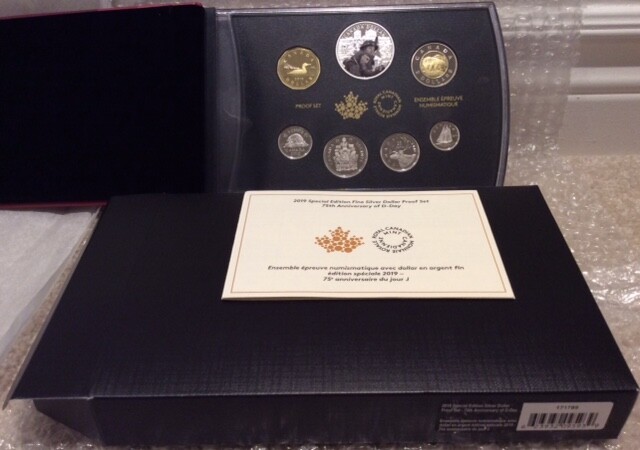 1944-2019 D-Day 75th Anniversary Special Edition Silver Dollar Proof ...