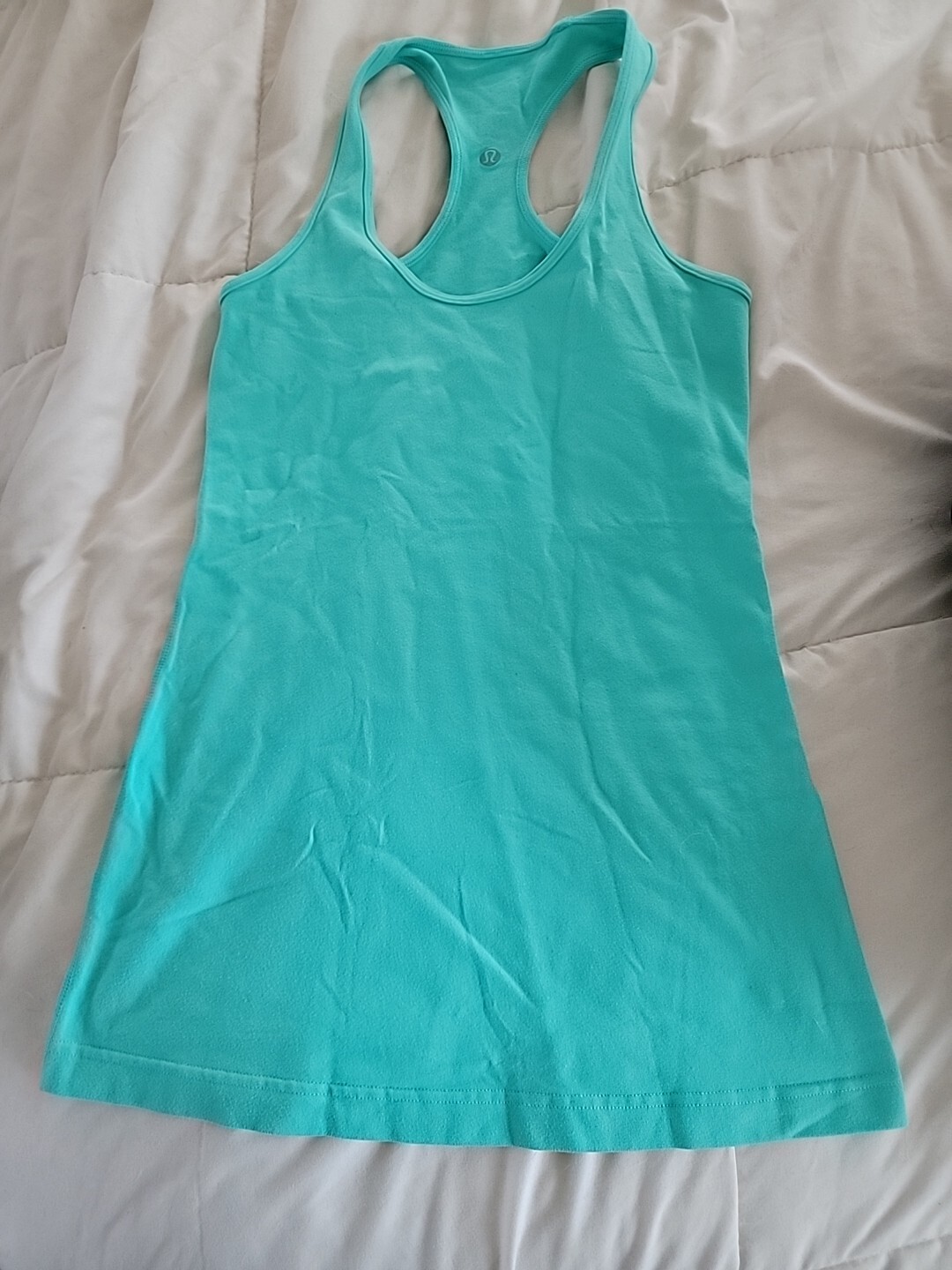 Lululemon Reversible Teal Razorback Tank Top - Gem