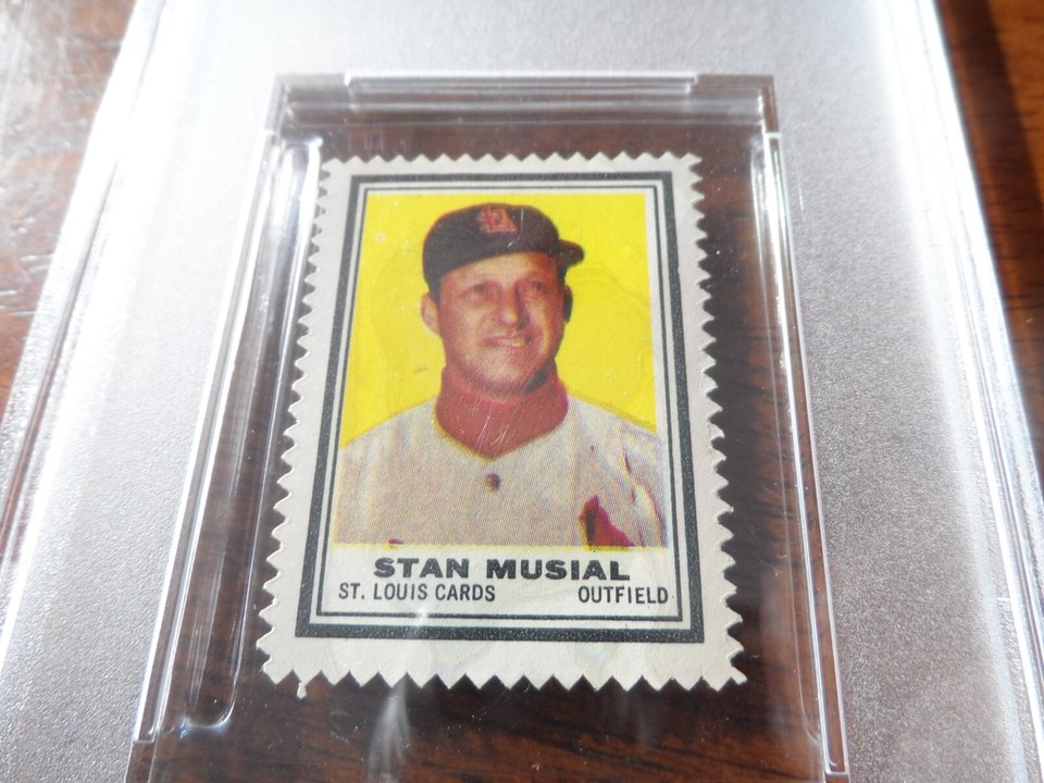 1962 TOPPS BASEBALL STAMP STAN MUSIAL PSA-7 G-330 | eBay
