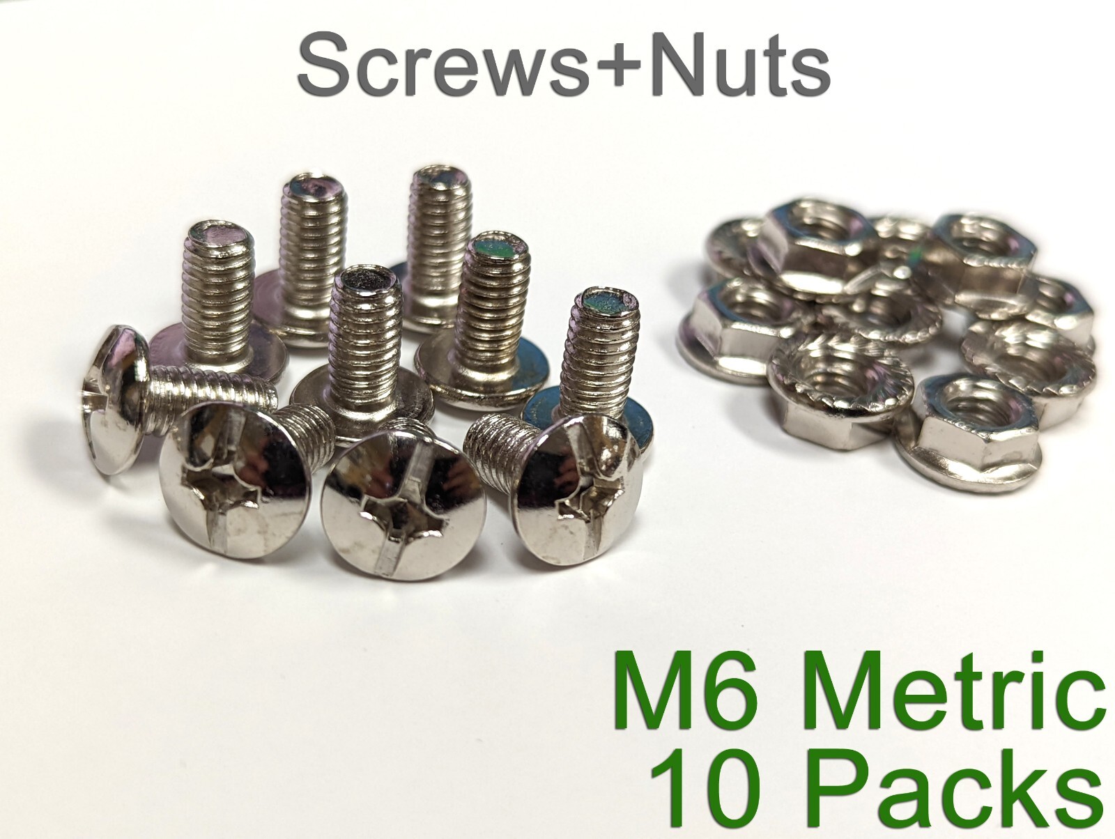 Metric M6 Cross Truss Mushroom Head Machine Screws Hexagon Nuts | eBay