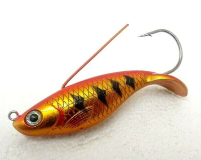 Pike lure Weedless Bullet Lure 85mm 21.2g 4/0 hook sinking wobbler long ...