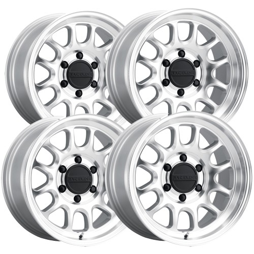 (Set of 4) Raceline 958MC Rogue 17x8.5 6x5.5" +35mm Machined Wheels ...