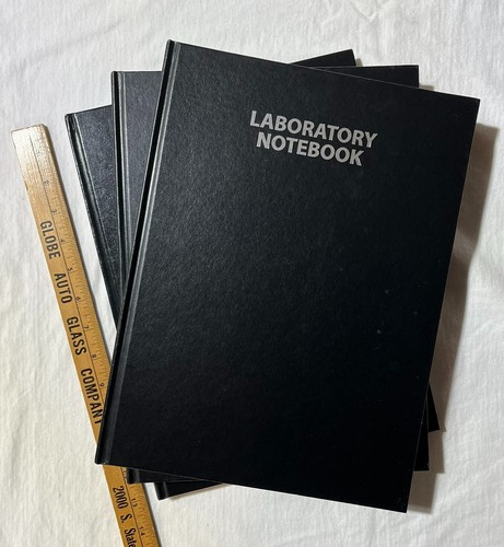 Scientific Notebook Company Bound Laboratory Notebook, 160HC, Black ...