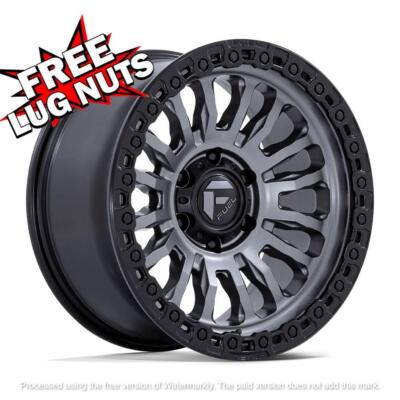 20 inch 20x9 Fuel FC857 RINCON Gunmetal Black wheel rim 8x170 +20 | eBay