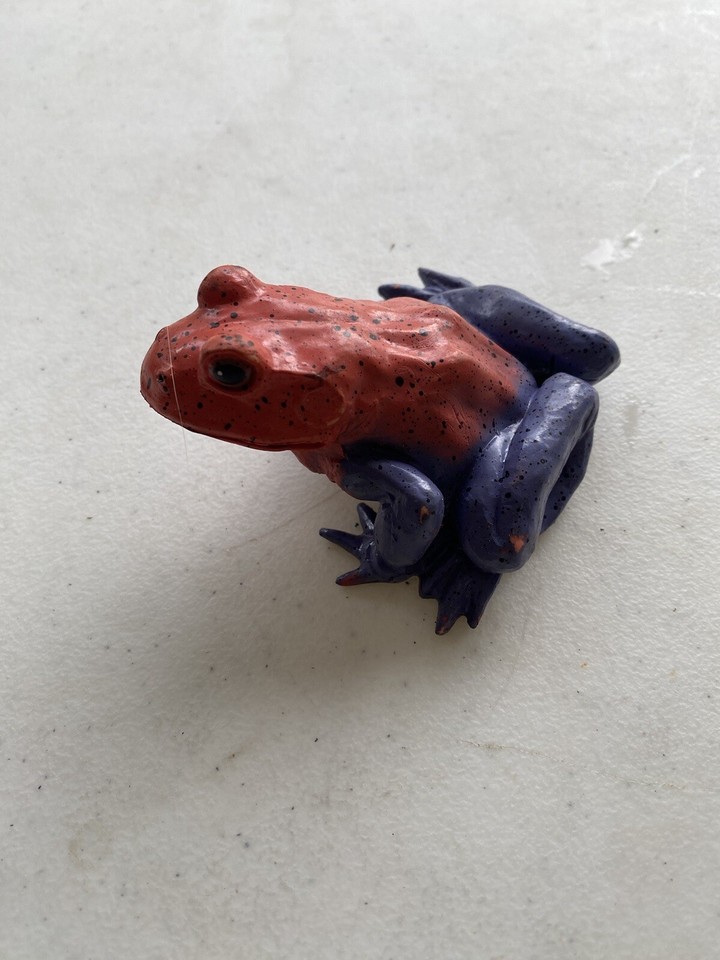 LITTLE CRITTERZ Poison Dart Frog "Strawberry" Miniature Figurine New ...
