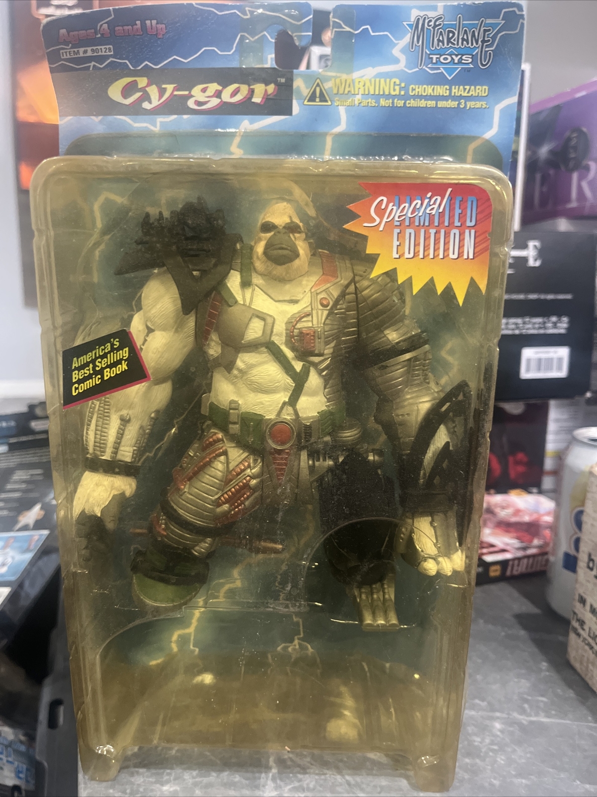 Spawn WHITE CYGOR SPECIAL LIMITED EDITION Figure McFarlane Toys 1996 ...