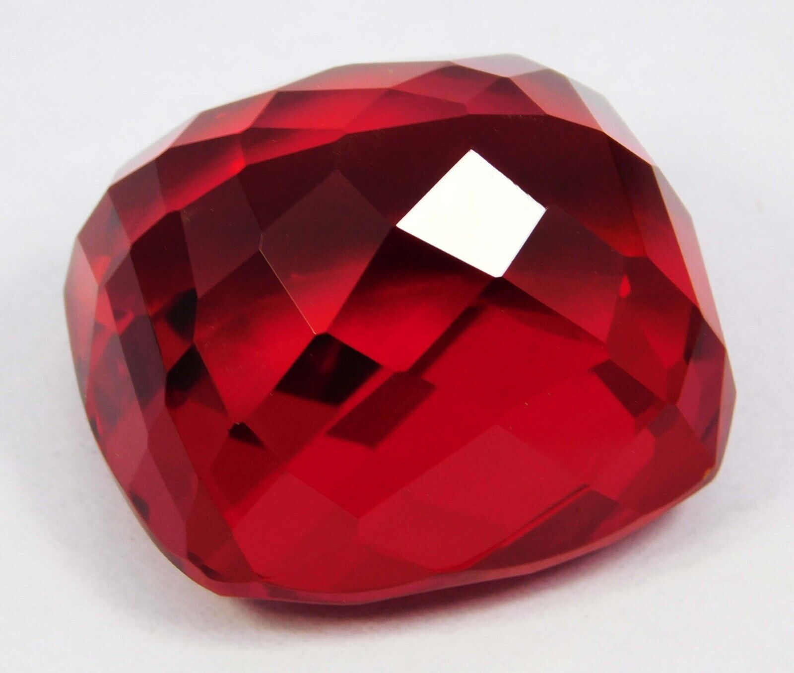 "CERTIFIED" 151.20 Ct Natural Brazilian Red Topaz Cushion Cut Loose ...