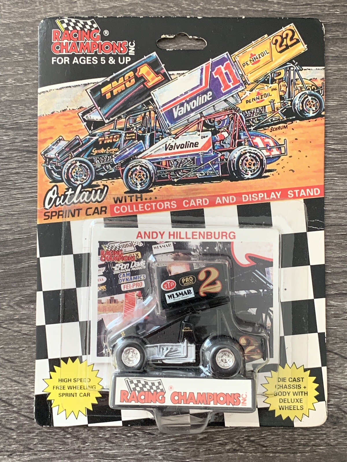 1993 Racing Champions: World of Outlaws #2 ANDY HILLENBURG 1:64 Sprint ...
