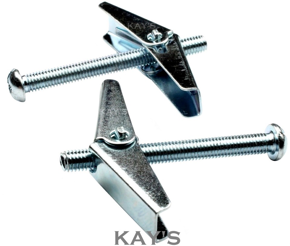 PLASTERBOARD HOLLOW CAVITY WALL FIXINGS SPRING TOGGLE ANCHORS WITH ...