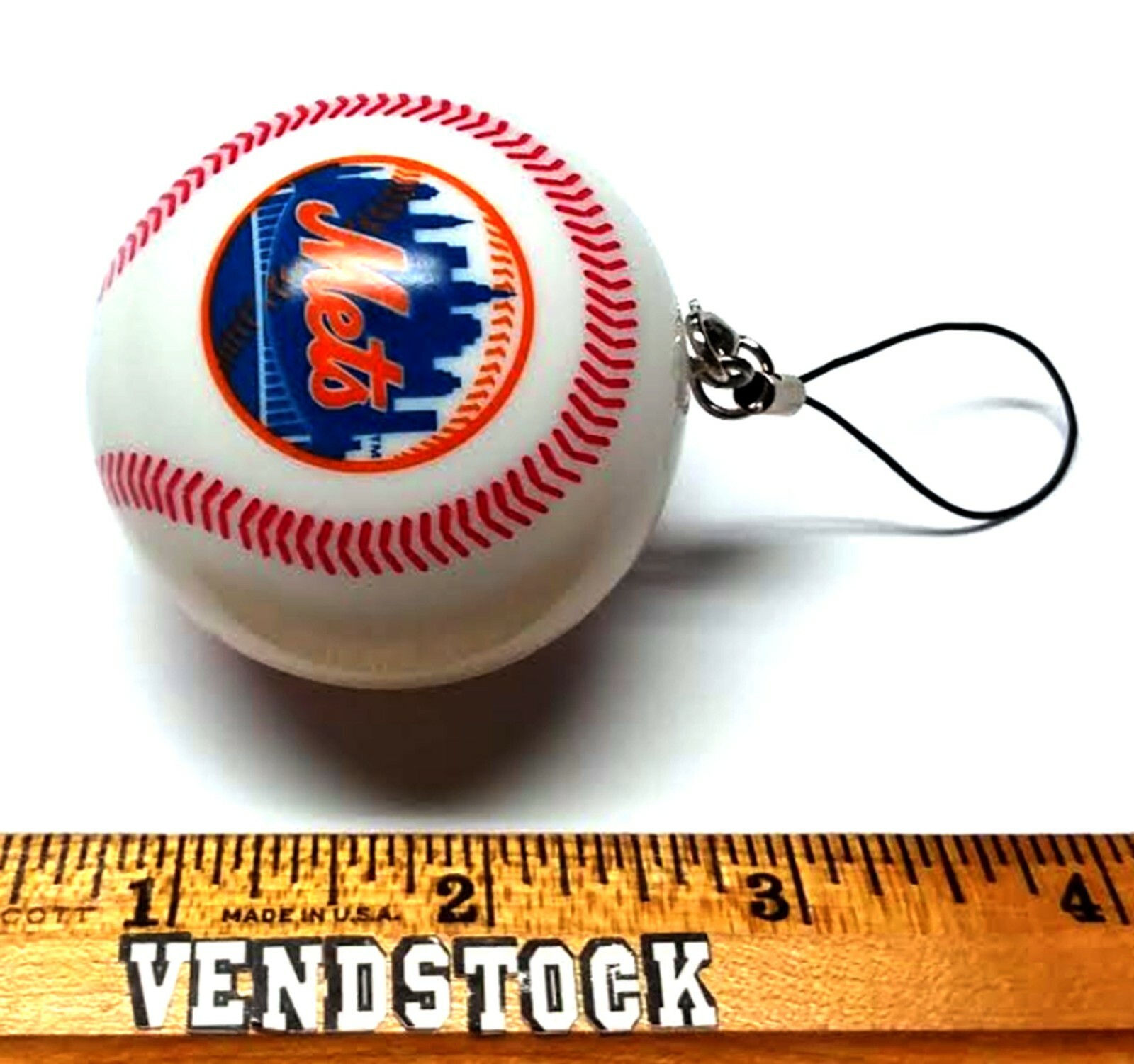 NEW YORK METS DANGLER 2" ROUND MINI BALL NEW LICENSED MLB CHARM ...