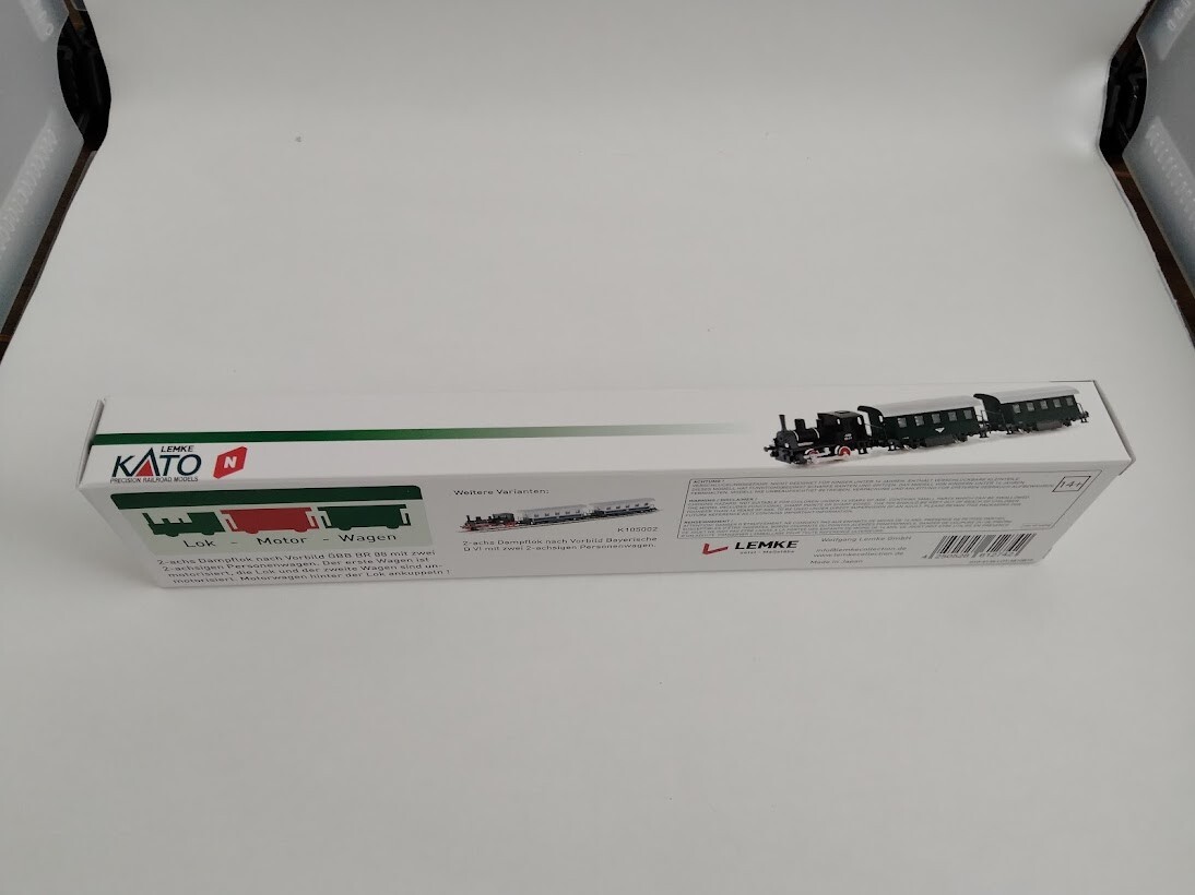 Kato N-Scale Lemke K105003 Pocket Line series BR88 Steam Passenger ...