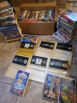 65 Disney, Pixar, & Family Video VHS Lot. Many RARE! Black Diamonds! | eBay