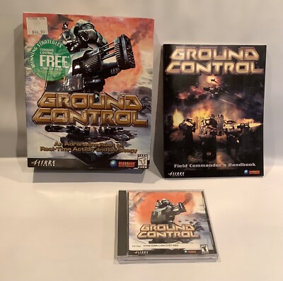 Ground Control (PC, 2000) - Retro BIG BOX - Windows 95/98 CD-ROM Game - Sierra | eBay