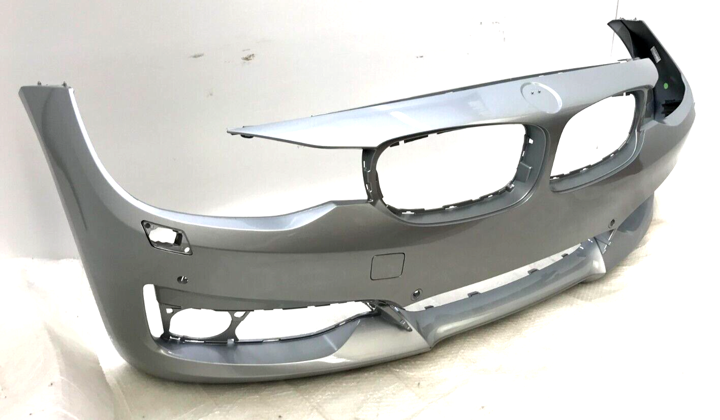 GENUINE BMW F34 GT 3 Series Front Bumper. SILVER. 51118061635. PDC. M ...