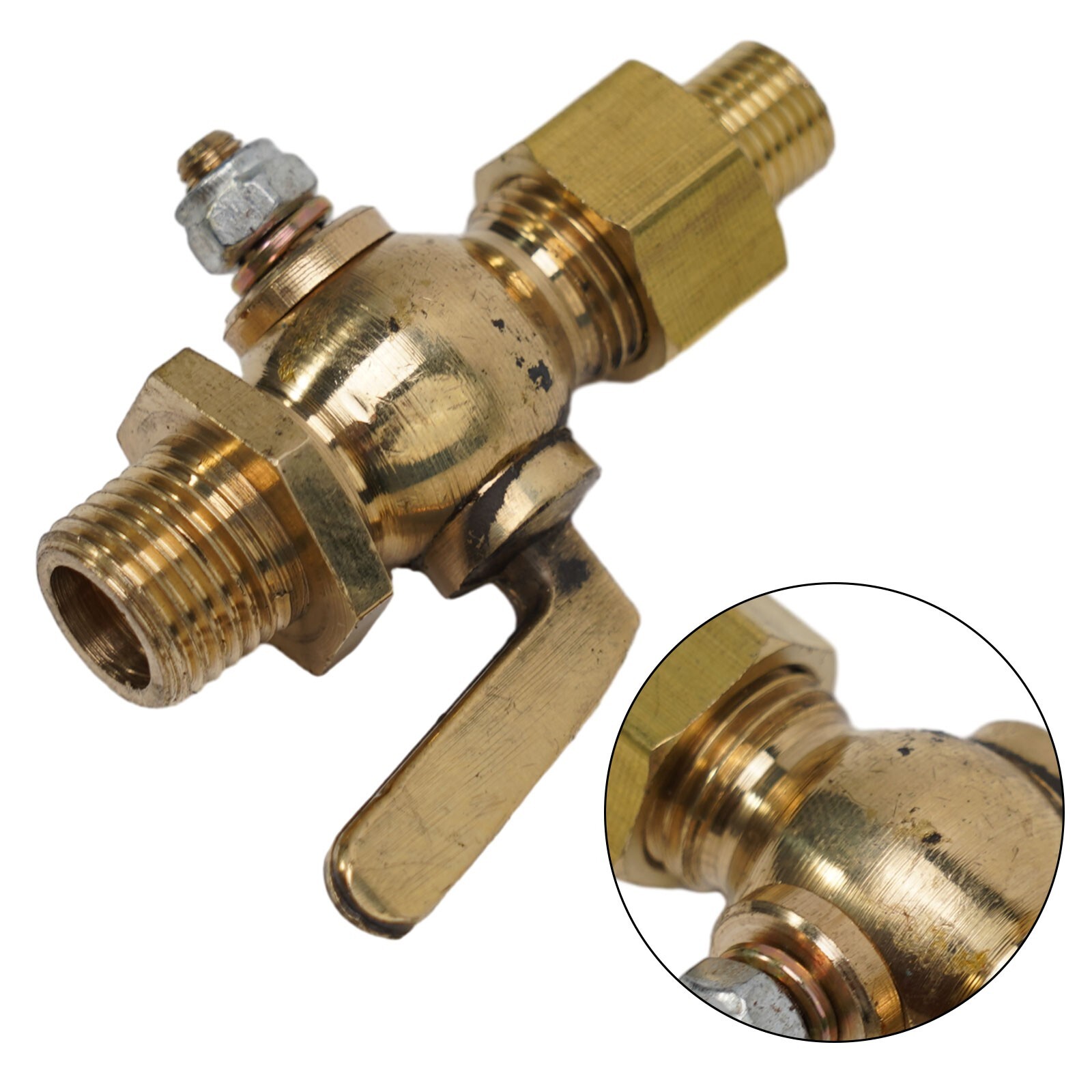 Car Fuel Valve Valve Copper Dowel Mouth Standard Pattern Rotation | eBay