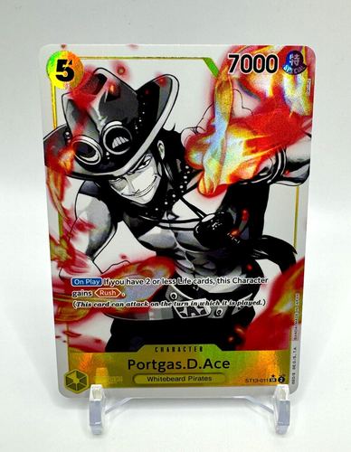 Portgas D Ace St13-011 Alt SR ULTRA DECK The Three Brothers One Piece ...