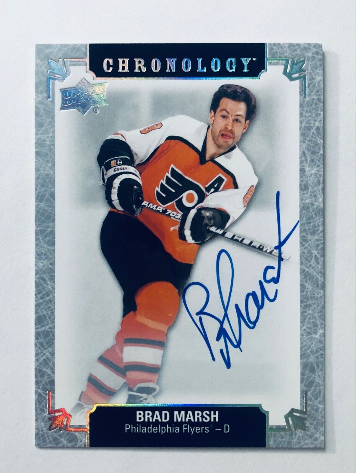 2018-19 Upper Deck Chronology Auto Brad Marsh #FH-PH-BM Philadelphia ...