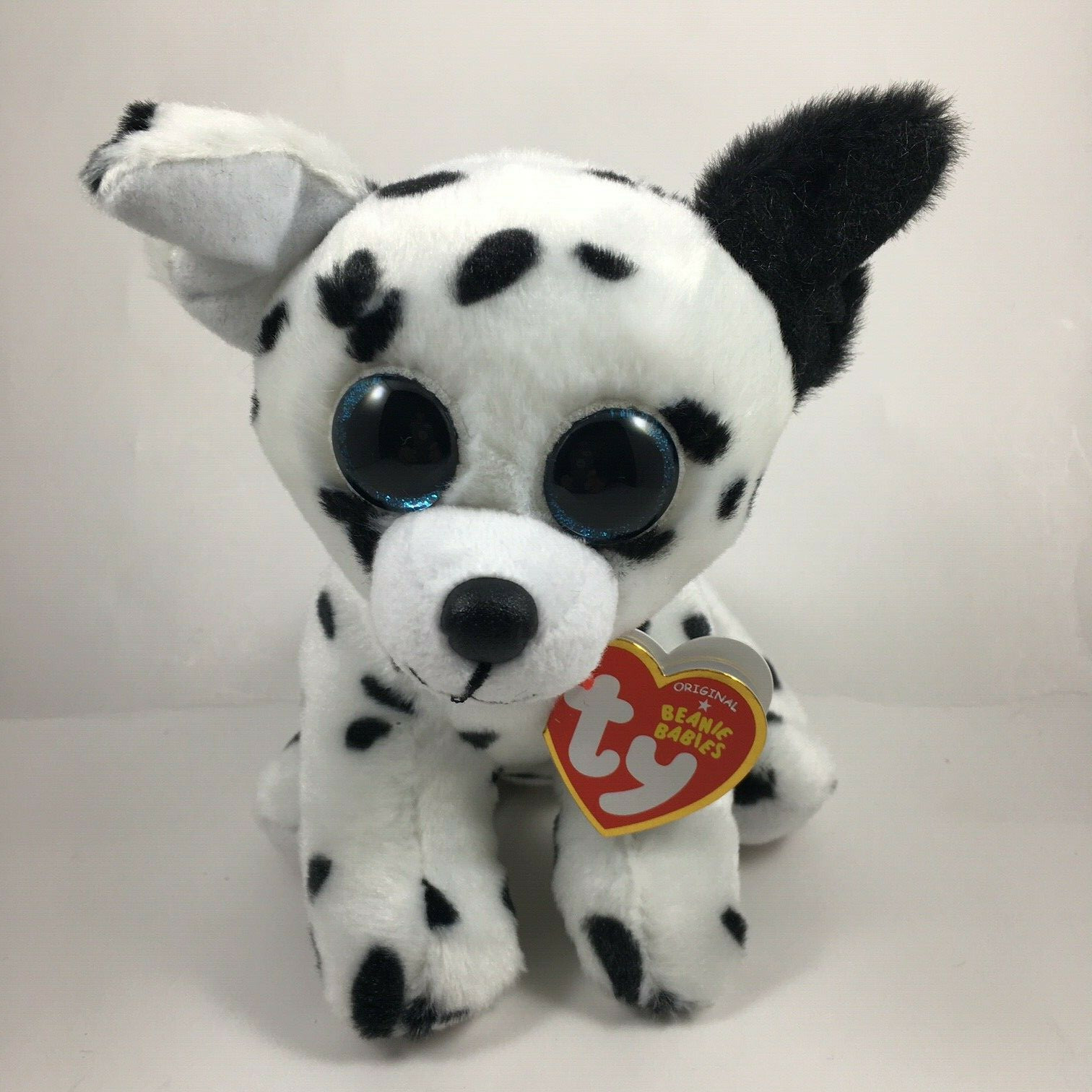 TY Beanie Babies 6" CATCHER Dalmatian Dog Plush Stuffed Animal Toy w ...