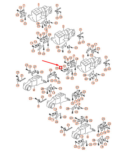 NEW AUDI Q7 4L LEFT FOOTWELL FLAP ACTUATOR MOTOR 7L0907511AJ 07-14 ...