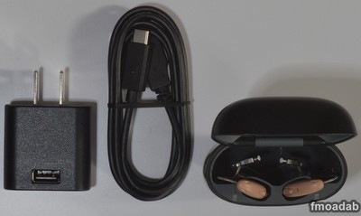 PAIR OF SIGNIA/TRUHEARING TH PREMIUM 6 RIC LI RIC RECHARGEABLE HEARING ...