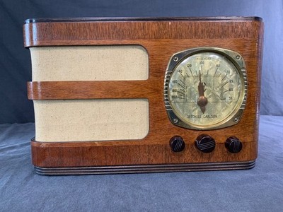 VINTAGE 1939 SETCHELL CARLSON MODEL 588 AM RADIO, RESTORED IN 2013 ...