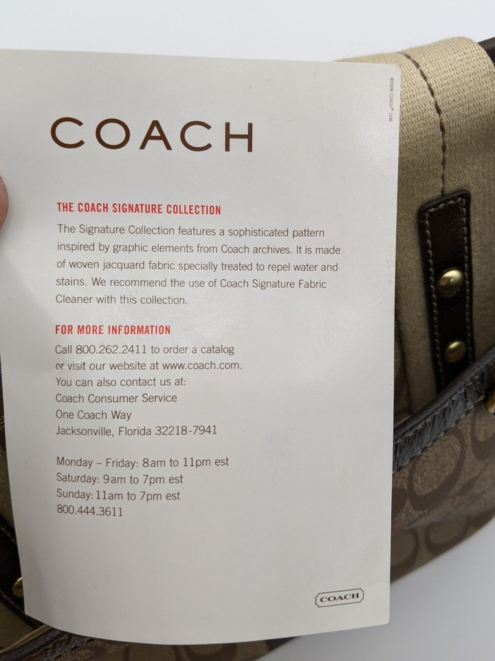 Authentic Coach Heritage Leather 11349 Shoulder Tote Purse Handbag With ...