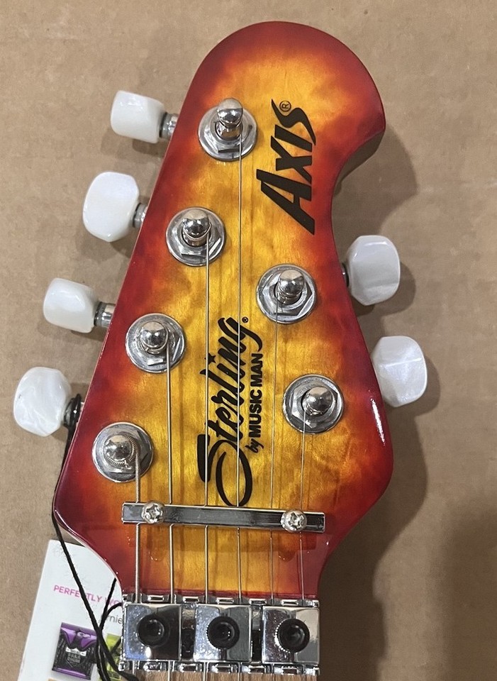 Sterling AX50QM Axis Electric Guitar Lava Burst | eBay
