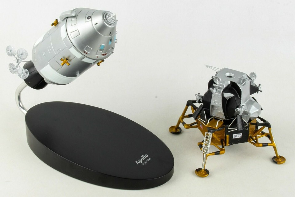 NASA Apollo Command Service LEM Lunar Module Desk Display Space 1/48 SC ...
