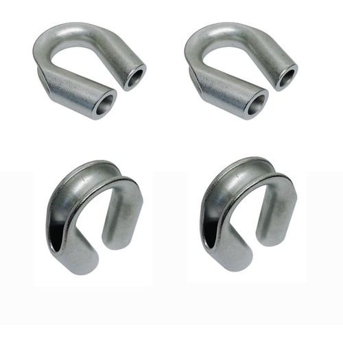 Stainless Steel Wire Rope Tube Thimble HD Thimble for 1-1/4" Wire Rope ...