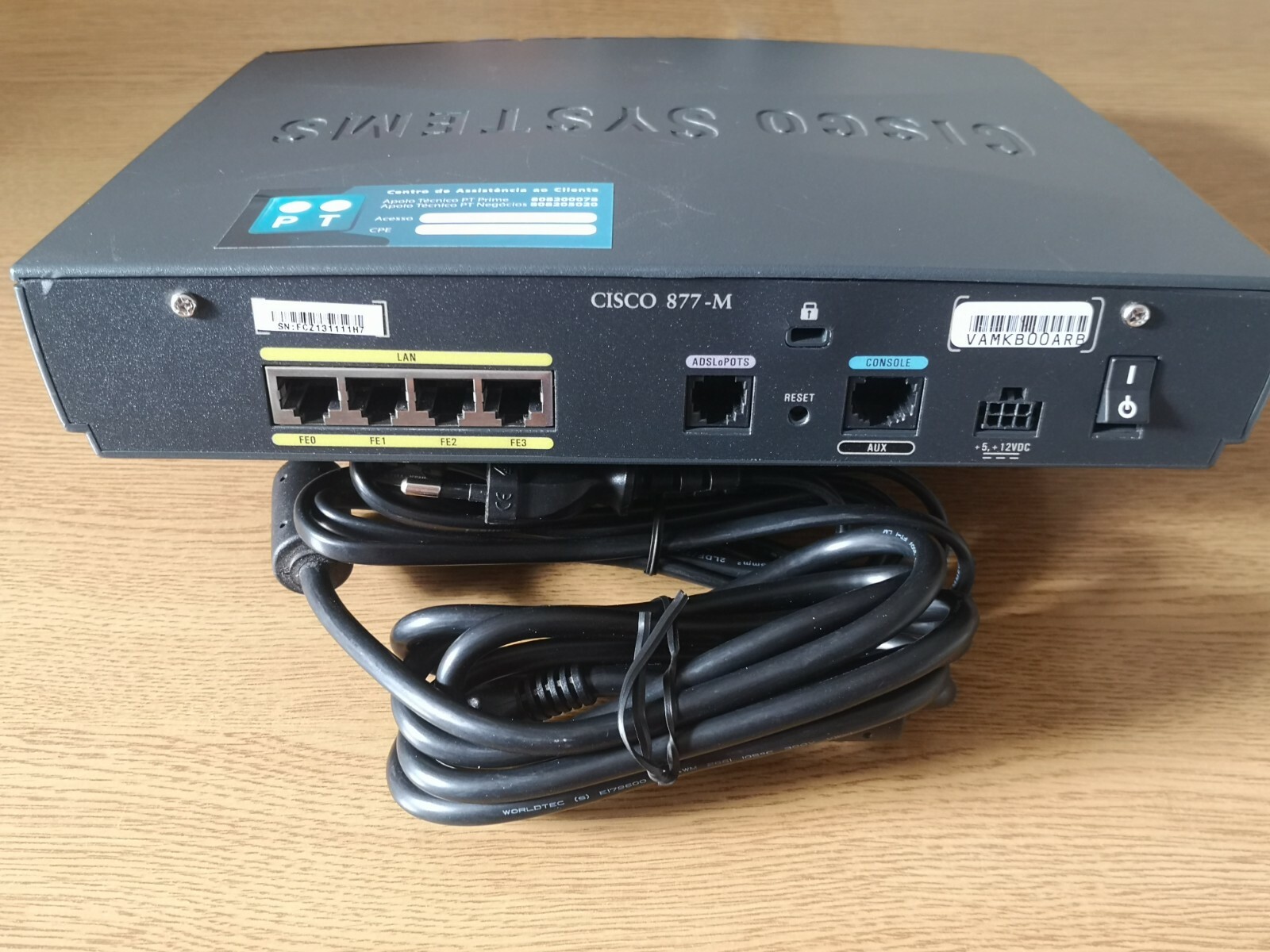 Cisco 870 Series Cisco 877-M Integrated Services ADSL Router | eBay
