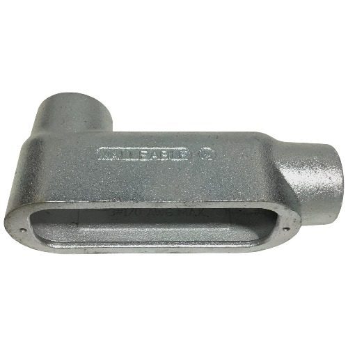 OZ Gedney LB-150 1-1/2" Conduit Body Type LB, Malleable Iron Zinc ...