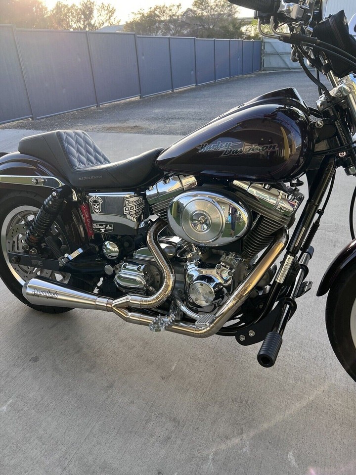Harley Davidson Dyna Pipe 2 Into 1 Protech Complete Exhaust System ...