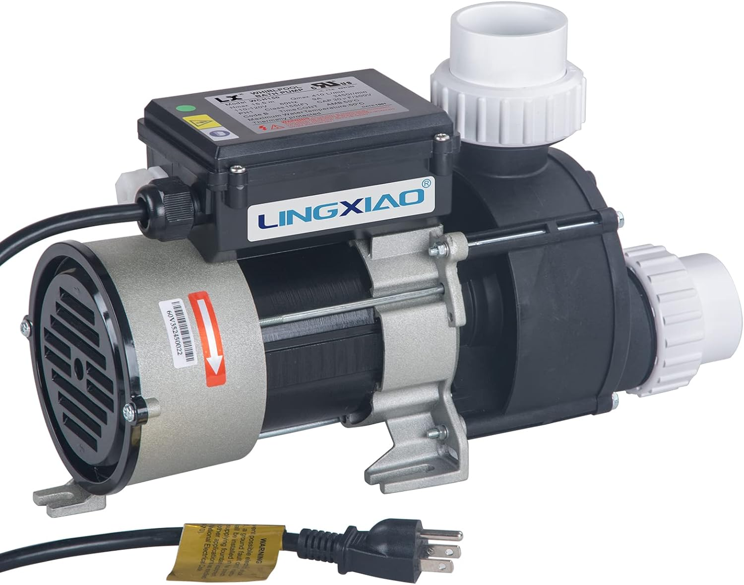 1.5HP Bath Pump & Hot Tub Bath Pump - Pump Motor 110V - 120V, 1.5" Port, Compat 7445019888837 | eBay