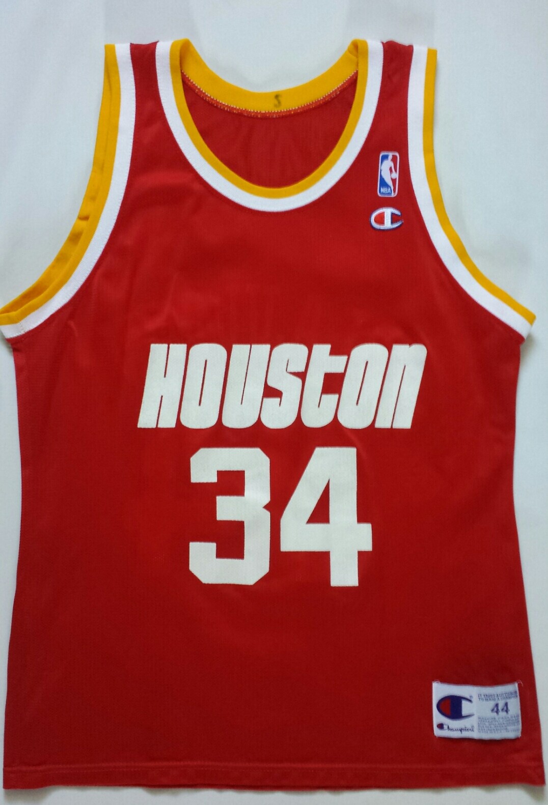 Vintage Houston Rockets Hakim Olajuwon Champion Jersey | eBay