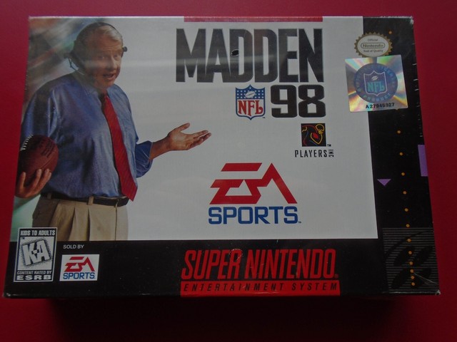 Madden NFL 98 (Super Nintendo Entertainment System, 1997) for sale ...