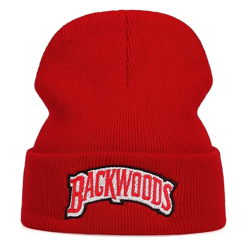 Backwoods Hip Hop Insulated Beanie - Red w/ Red and White Logo | eBay